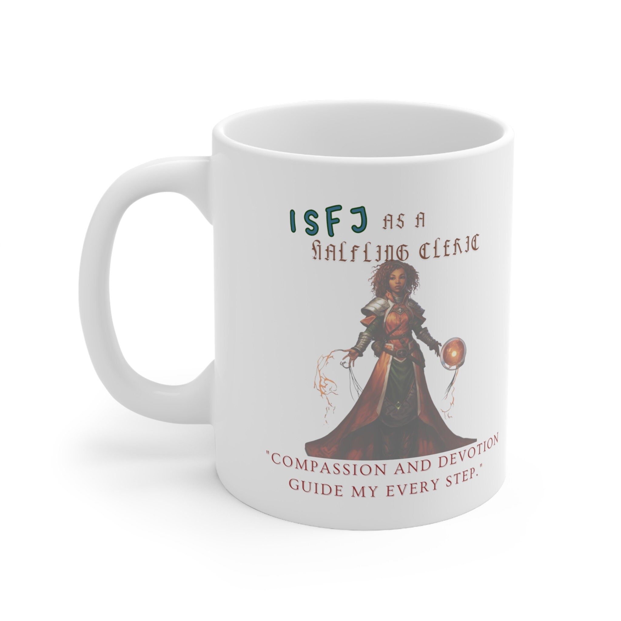 ISFJ Myers Briggs MBTI Dungeons and Dragons Halfling Cleric - Etsy
