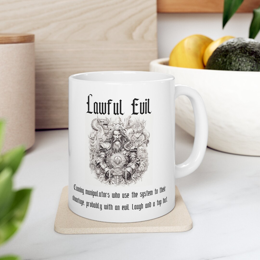 Lawful Evil Moral Alignment Dungeons and Dragons Inspired - Etsy