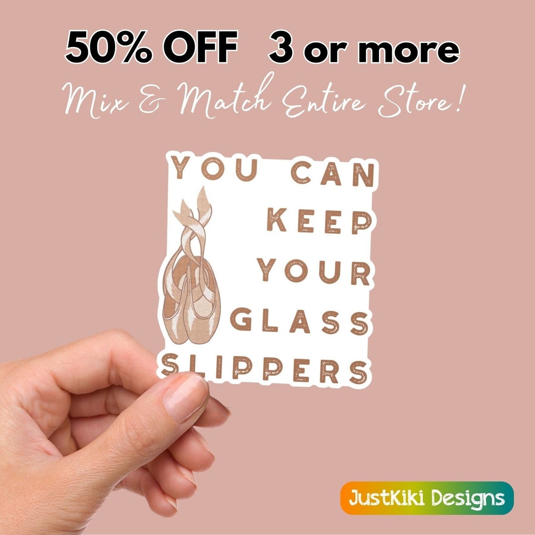 Funny Ballet Pointe Shoes Die-cut Vinyl Sticker, Indoor Outdoor ...