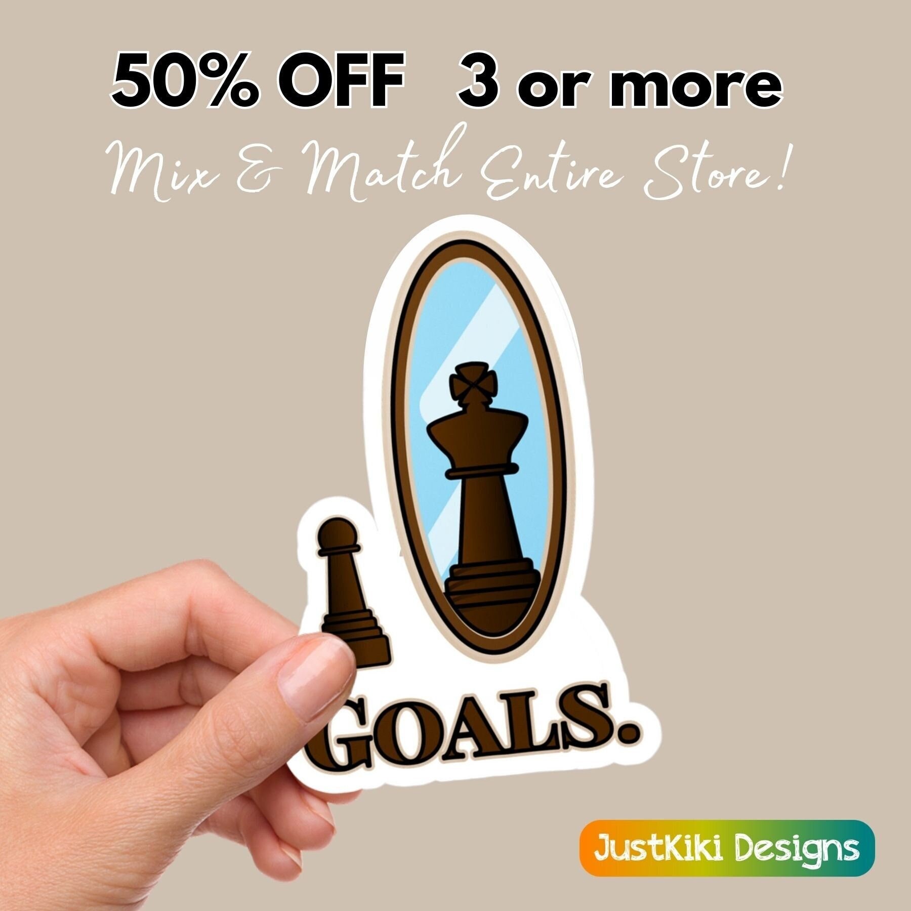 Chess Player Sticker Chess Pieces Sticker Stocking Stuffer - Etsy