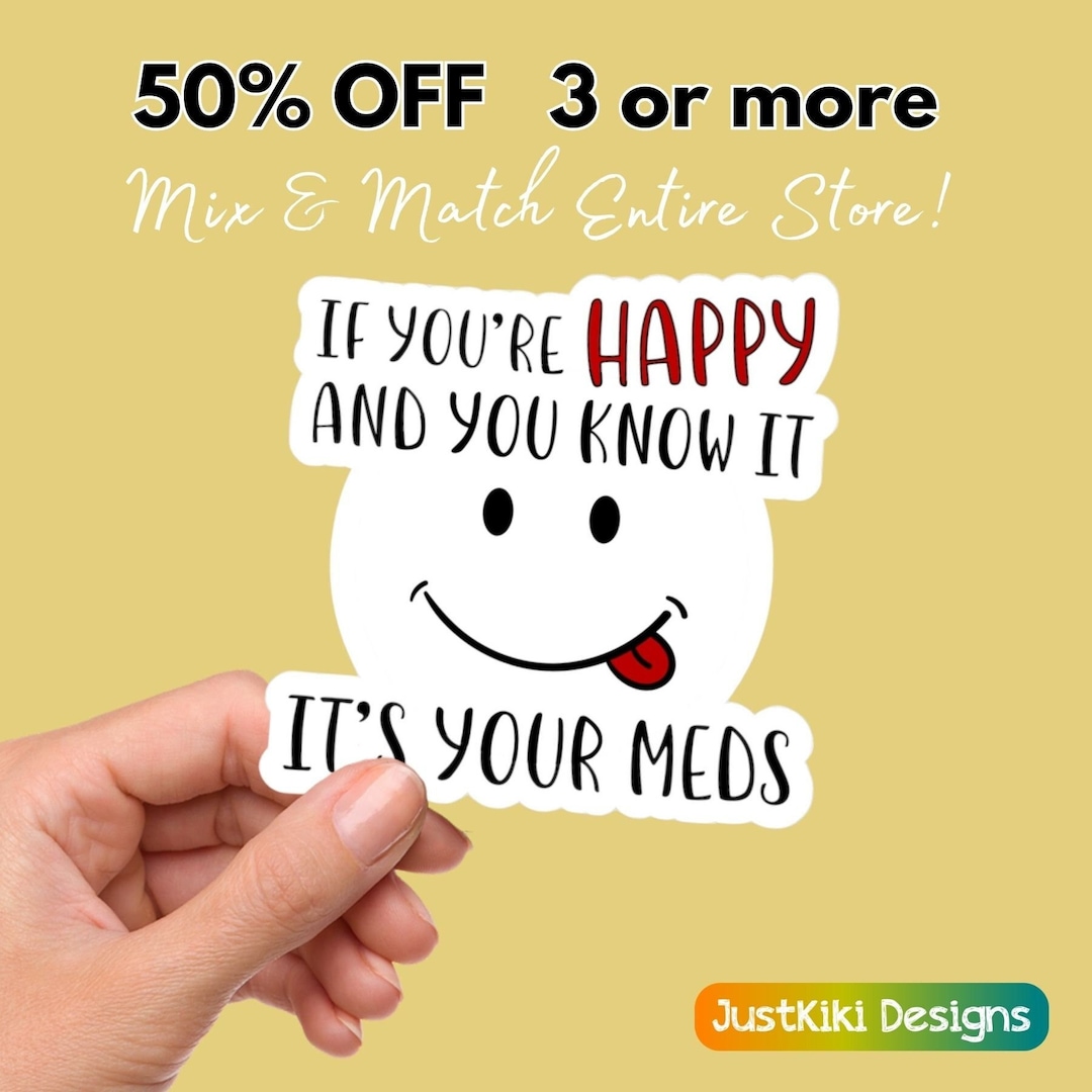 Funny Mental Health Sticker: Nurse, Doctor, Psychiatrist Vinyl Decal - Etsy
