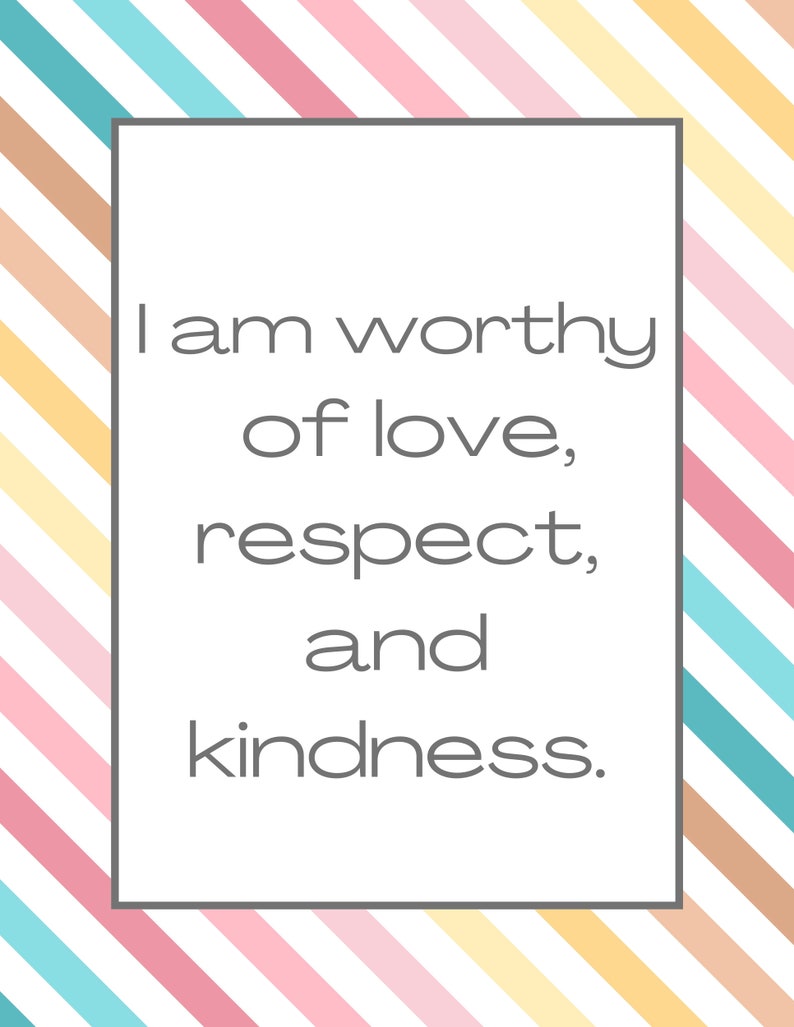 Positive Affirmation Classroom Posters - Etsy