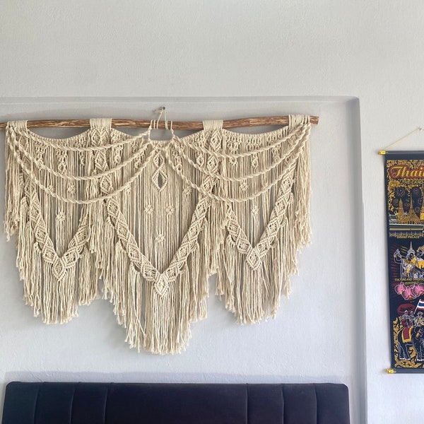 Large Macrame Wall Hanging - Etsy