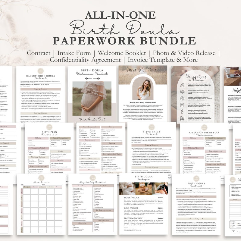 Doula Intake Form Canva - Etsy