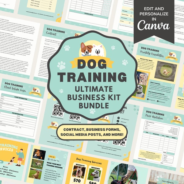 Dog Training Client Agreement - Etsy