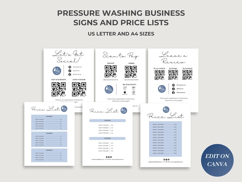 Pressure Washing Contract/agreement & Forms, Client Intake Paperwork ...