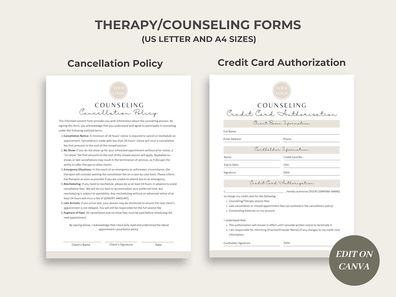 Counseling Client Intake Form, Psychotherapy/counseling Informed ...