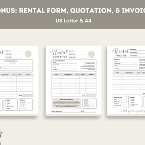 Inflatables Rental Agreement Template, Printable & Editable Inflatable ...
