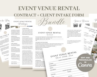 Event Planner, Contract Template, Canva Template, Invoice Template ...