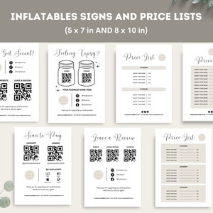 Inflatables Rental Agreement Template, Printable/editable Inflatable ...