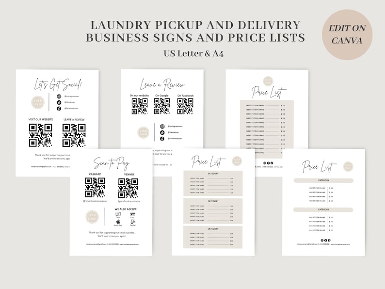 Laundry Pickup and Delivery Services Contract Agreement Template ...