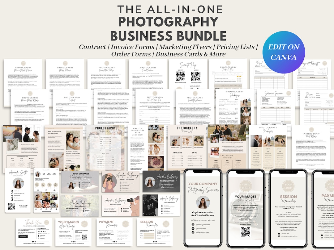 Photography Services Contract Agreement Template, Photographer Client ...