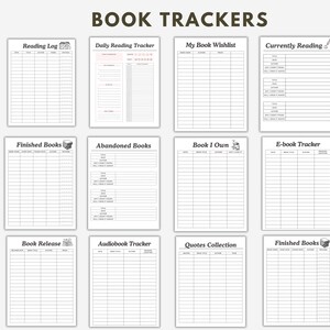 Comprehensive Reading Journal: Book Tracker, Reviews, Challenges ...
