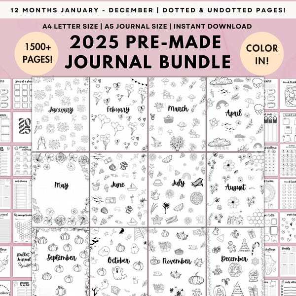 Journal Pages - Etsy