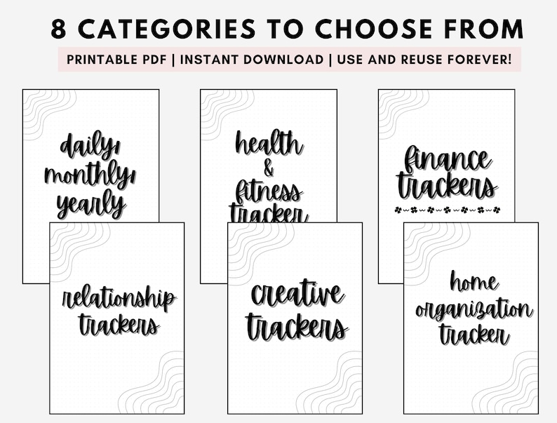 2026 Bullet Journal Pixel Tracker, ADHD Planner, Habit Tracker (A4/A5 ...