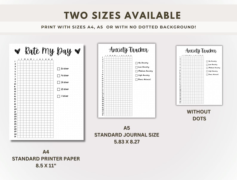 2026 Bullet Journal Pixel Tracker, ADHD Planner, Habit Tracker (A4/A5 ...