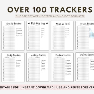 2026 Bullet Journal Pixel Trackers, Premade ADHD BUJO Planner, Habit ...