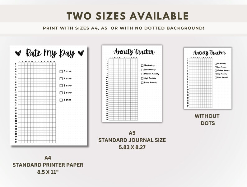 2026 Yearly Pixel Tracker Bundle, Printable Bullet Journal (PDF) - Etsy
