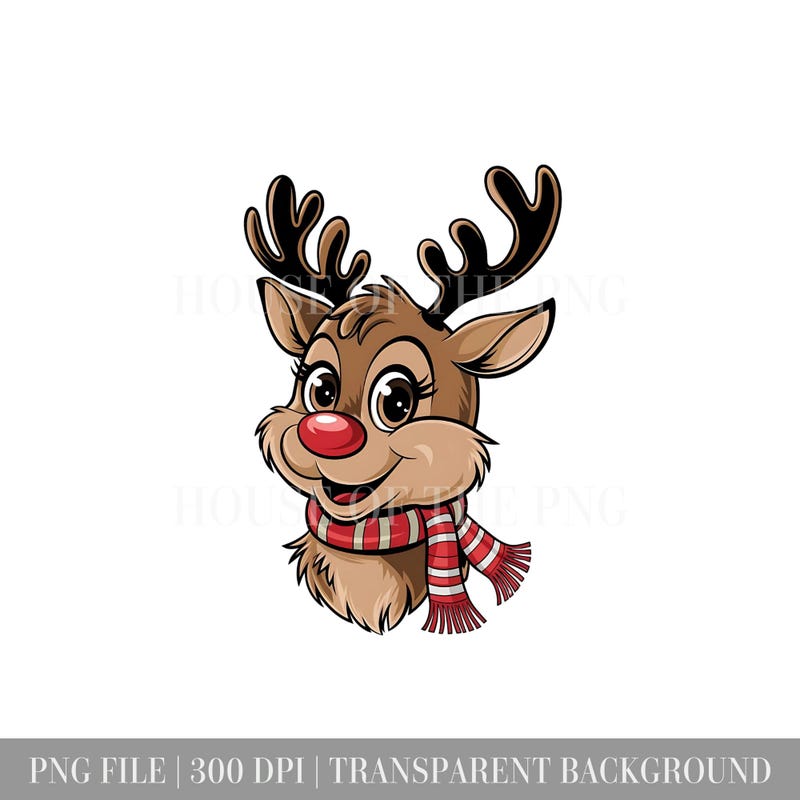 Reindeer Clip Art - Etsy