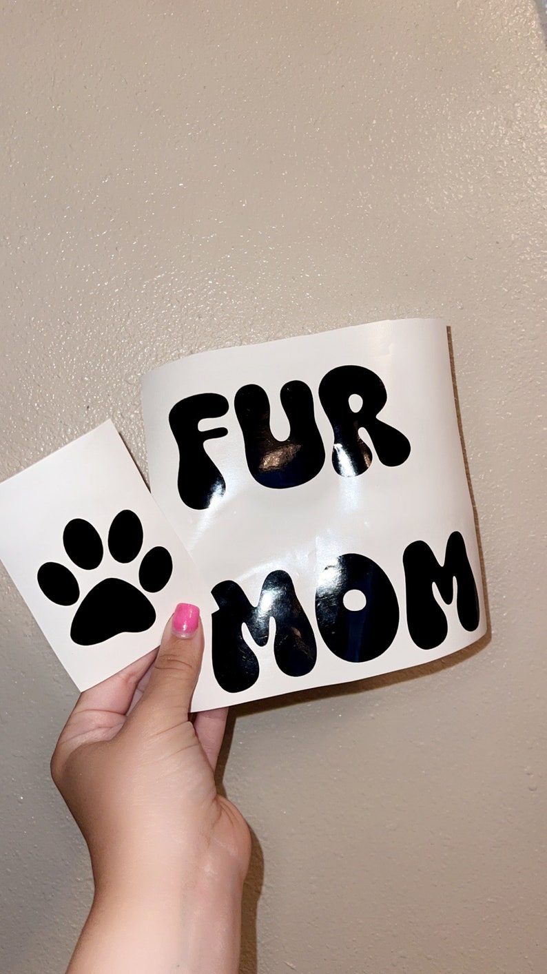 Fur Mom Decal - Etsy