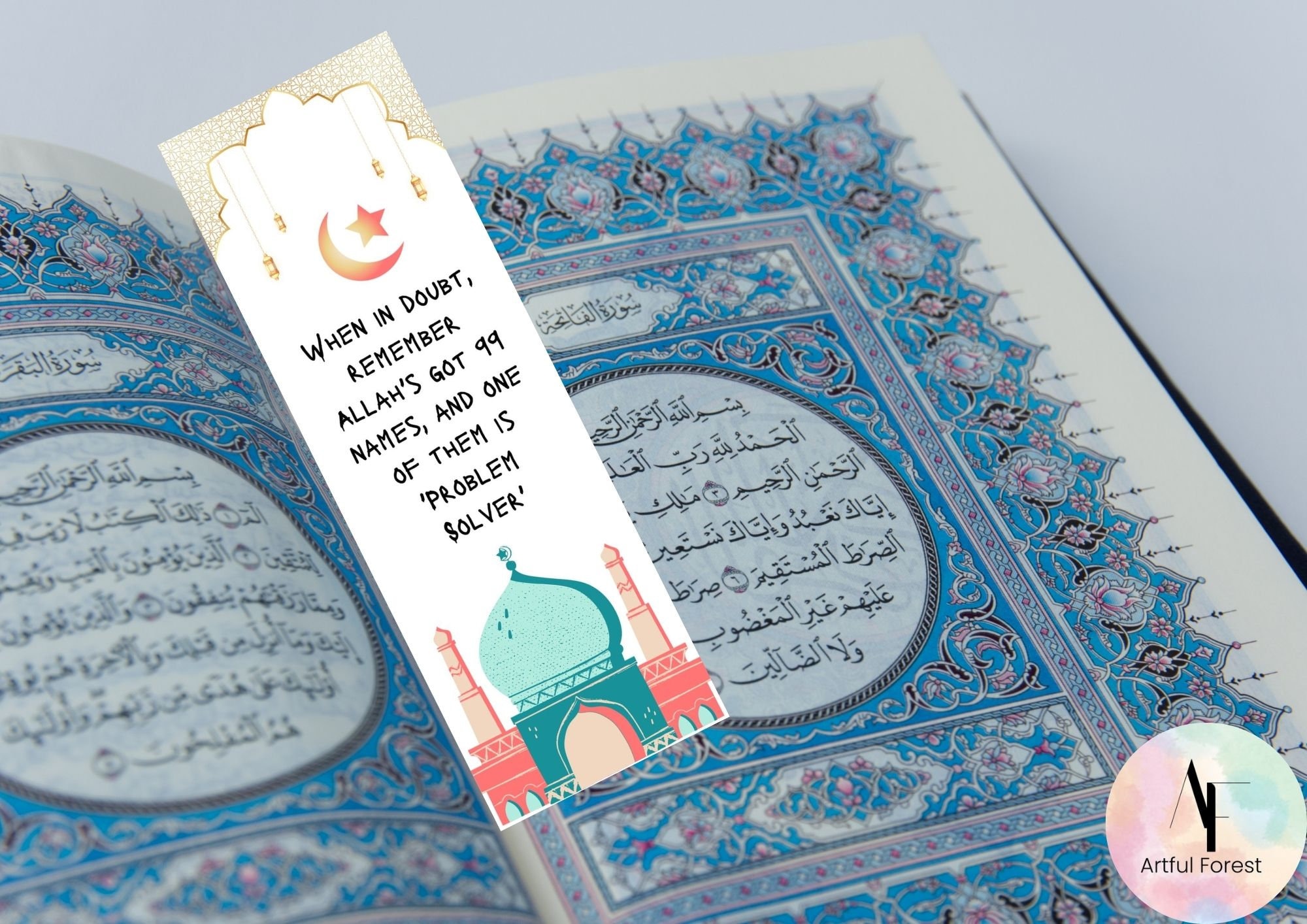 Islamic Printable Bookmarks Quran Bookmark Printable Islamic - Etsy