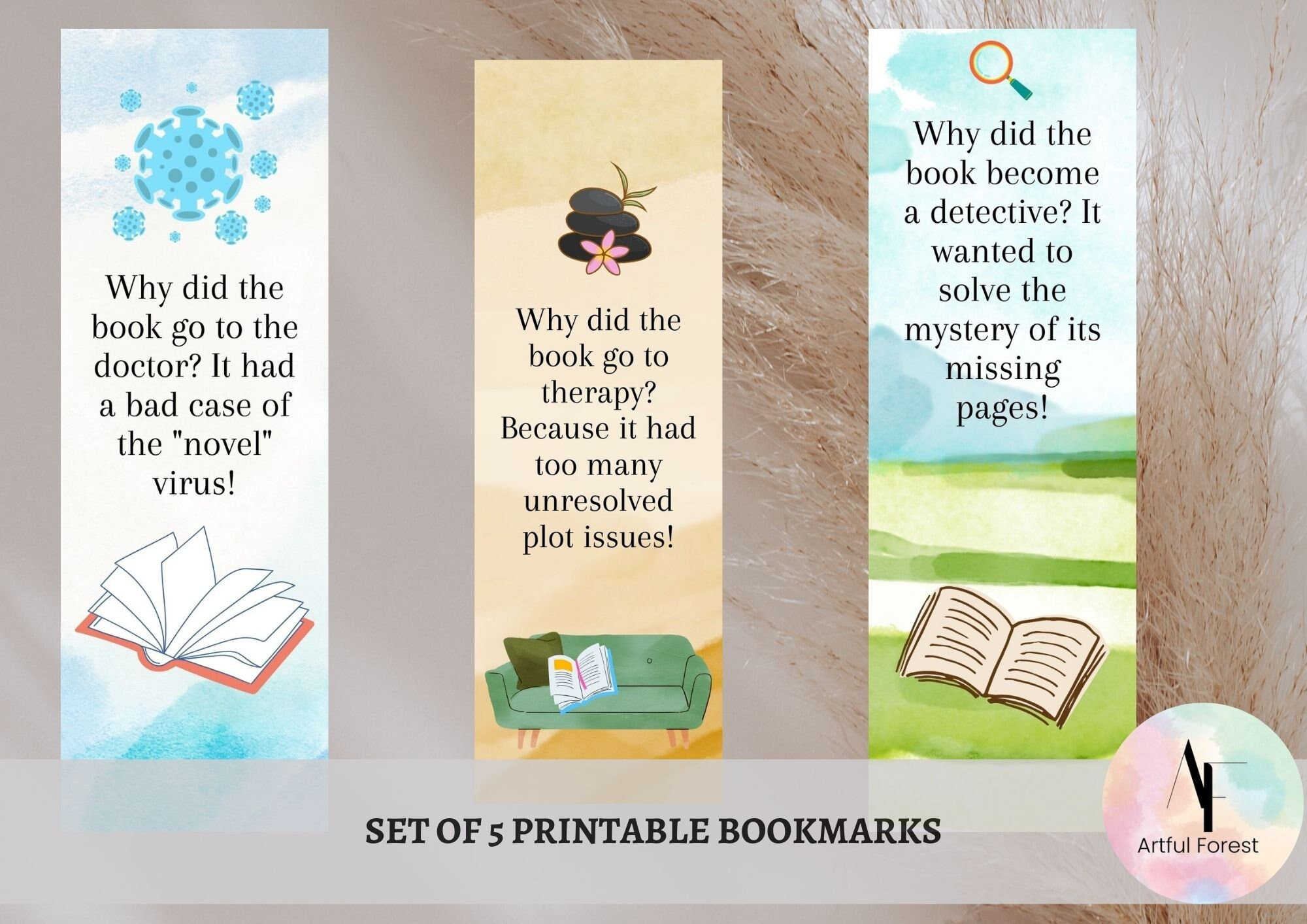Funny Printable Bookmarks