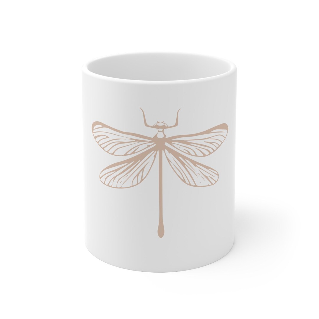 Dragonfly Mug Coffee Mug Coffee Cup Dragonfly Coffee Mug - Etsy