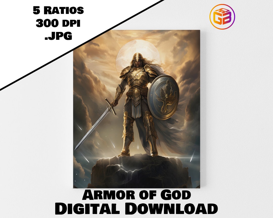 Christian Armor of God Painting Digital Download Christain Art - Etsy