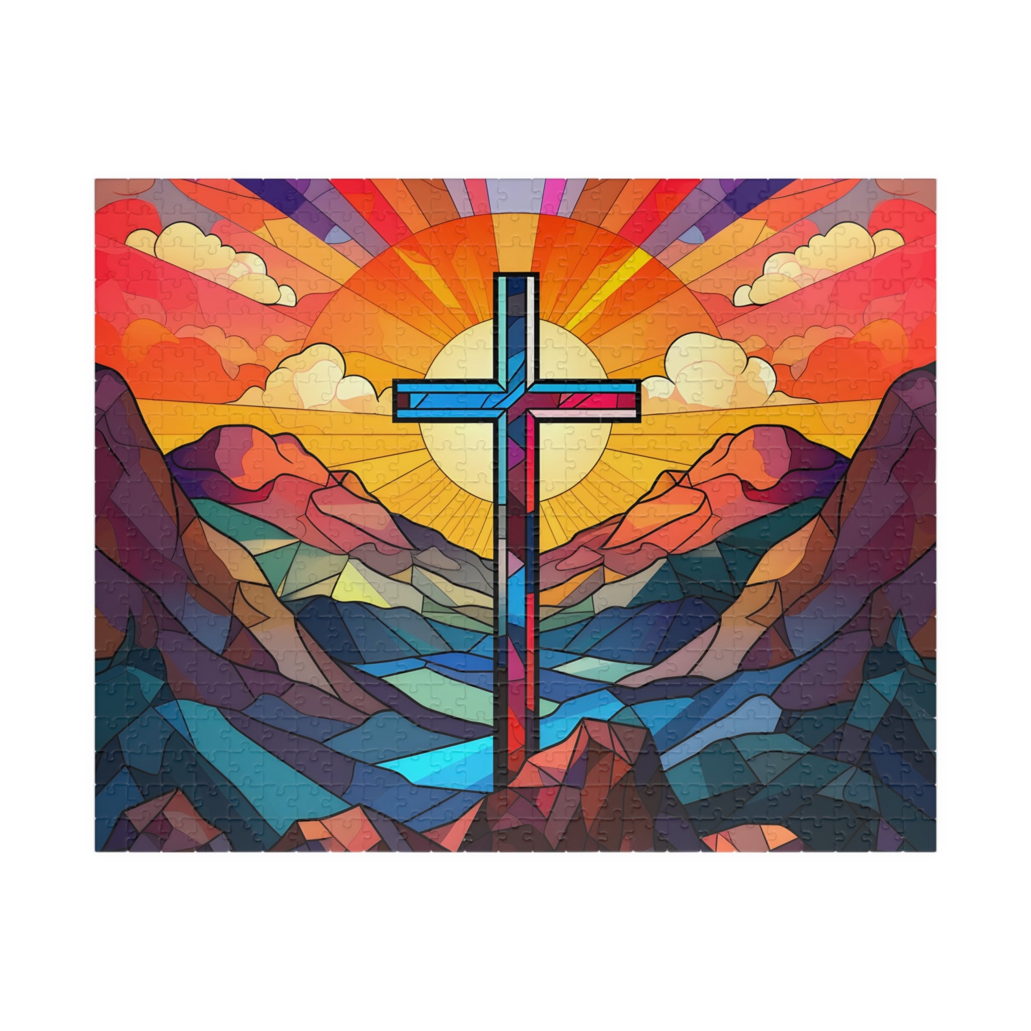 Christian Puzzle Game Scripture Jigsaw Puzzle Christian Art Inspiration ...