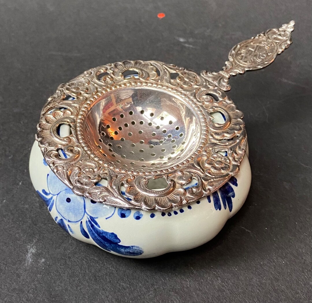 Tea Time Decor - Holland Inspired Gift Tea Strainer Tray - Etsy