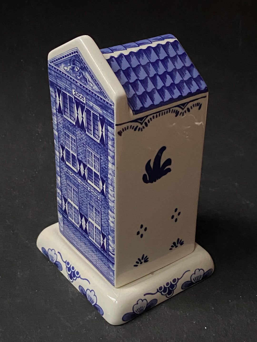 Hand-painted Delft Blue Canal House – A Unique Dutch Treasure - Etsy