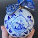 Hand-painted Delft Blue Christmas Ornaments | Dutch Tradition | 2 Sizes ...