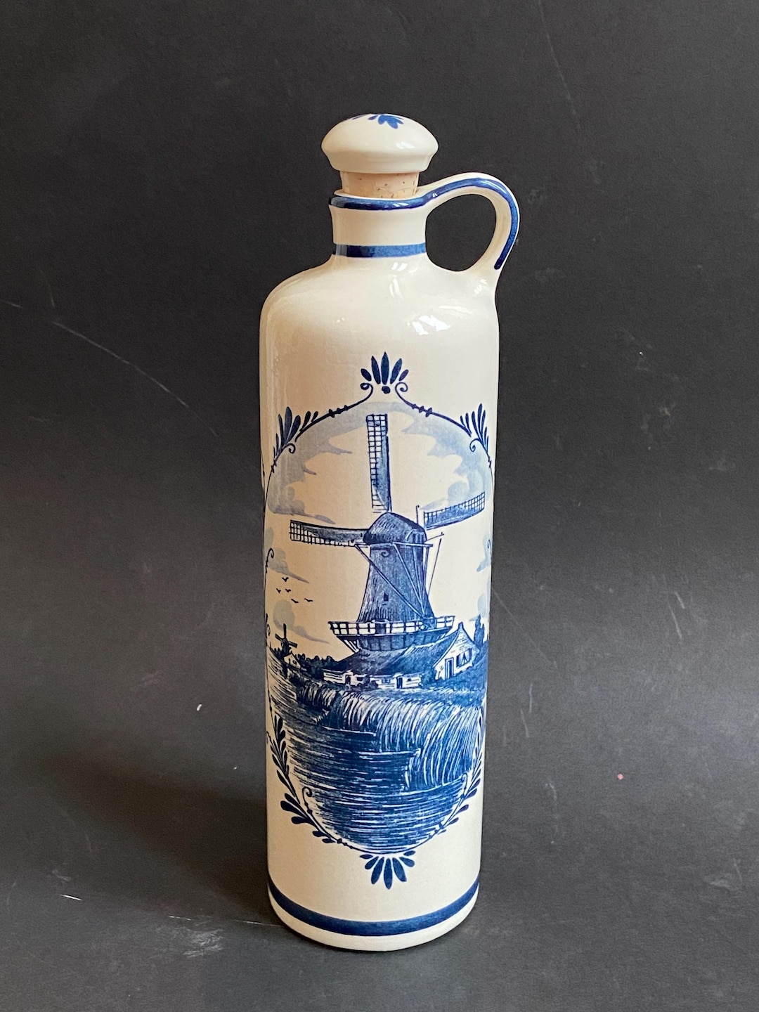 Traditional Delft Blue Dutch Gin Bottles - Etsy