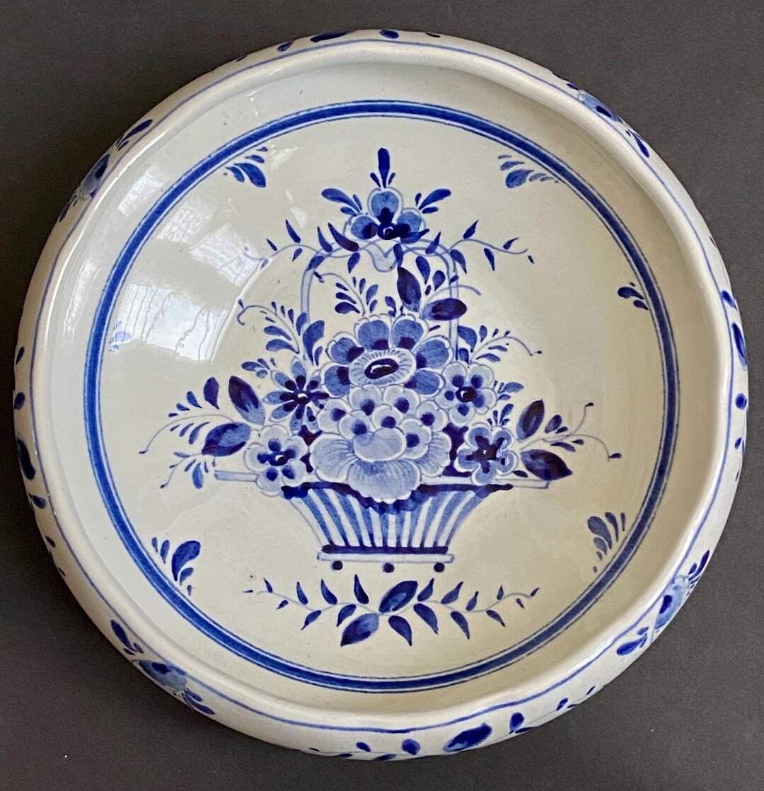 Hand-painted Delft Blue Bonbon Dish – Vintage Dutch Ceramic Candy Bowl ...