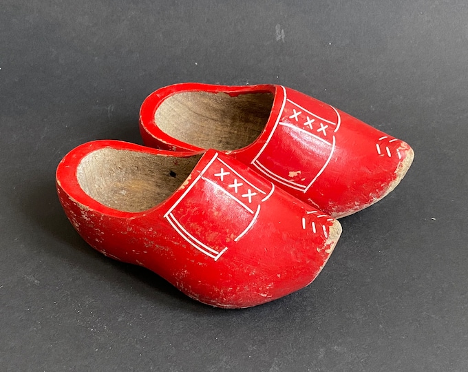 Dutch Wooden Holland Shoes, Traditional Footwear Clogs Slippers Wooden ...