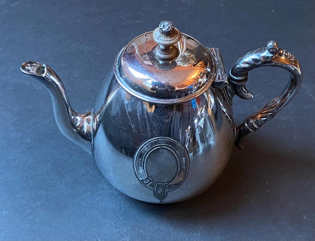 Vintage Silver-plated Teapot From the 1950s – A Charming Addition to ...