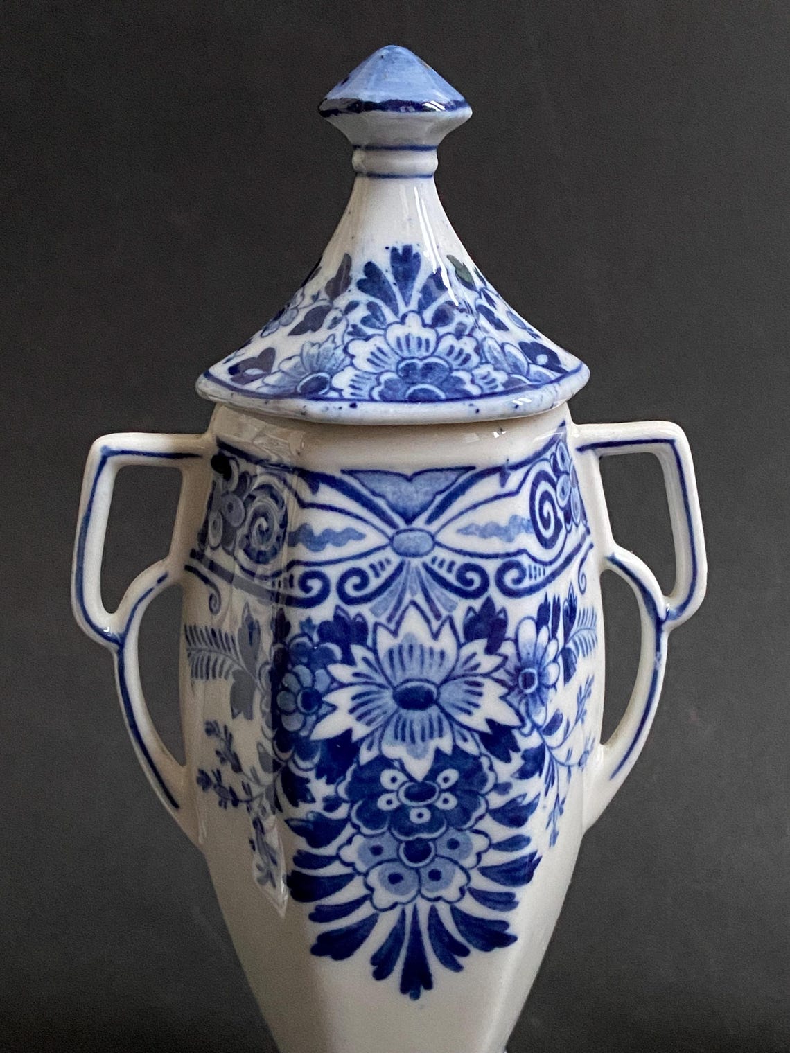 Rare Delft Blue Miniature Cabinet Set – Hand-painted, 14 Cm – Excellent ...