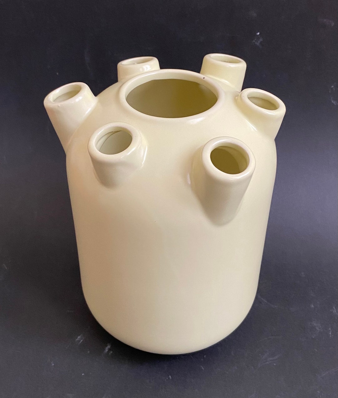 Tulip Flower Vase, White Dutch Art Vase, Modern Dutch Design Tulip Vase ...