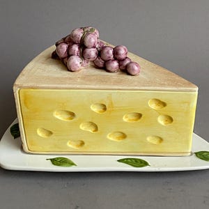 Cheese Dome | Elegant Cheese Cover, Hand-painted Dutch Design, Perfect ...