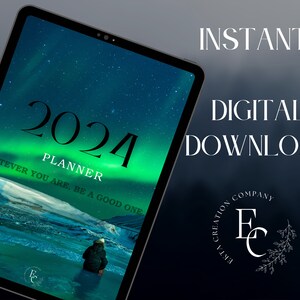 2024 Digital Planner Digital Download All in One Planner - Etsy