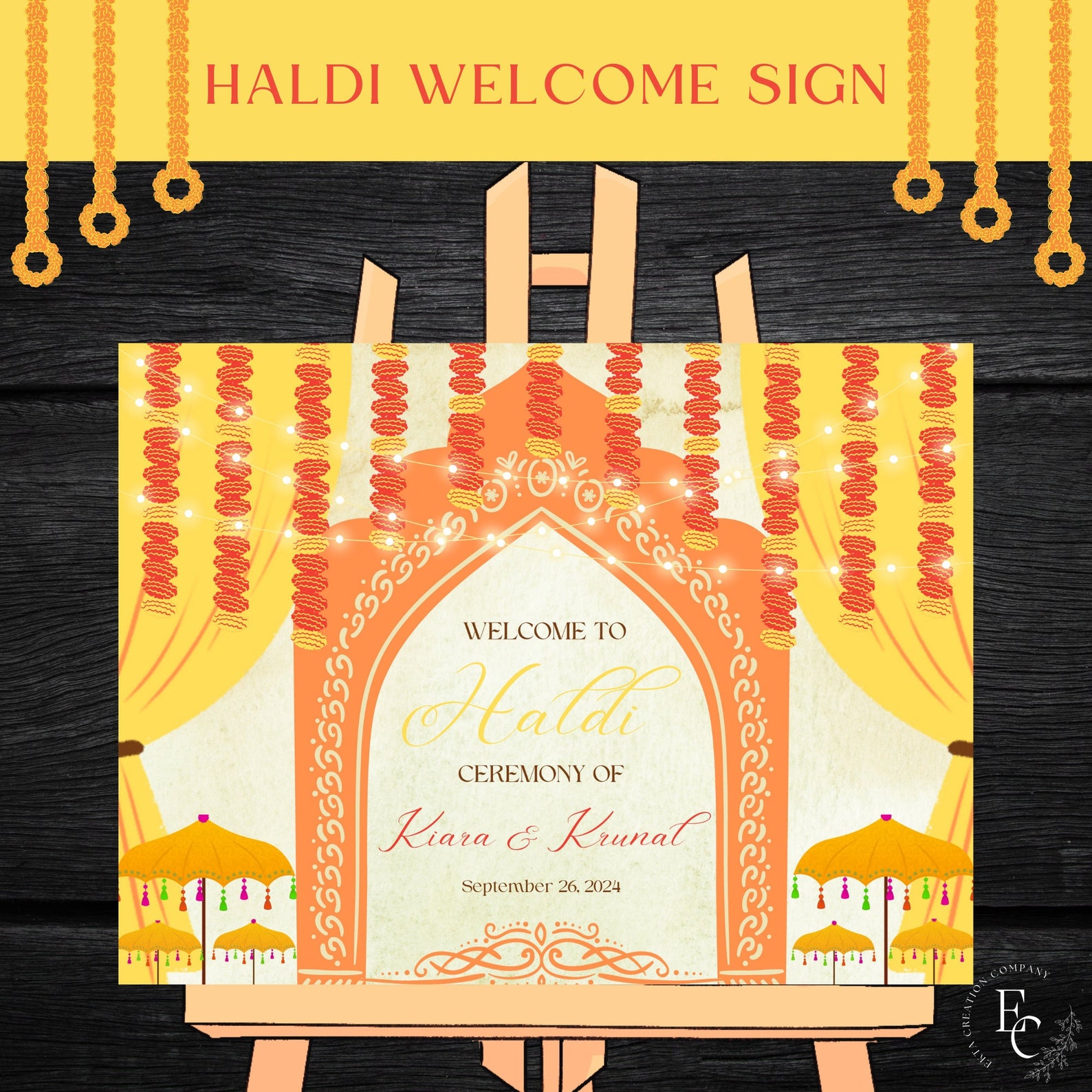 Haldi Welcome Sign Pithi Welcome Sign Event Sign Guest Welcome Sign ...