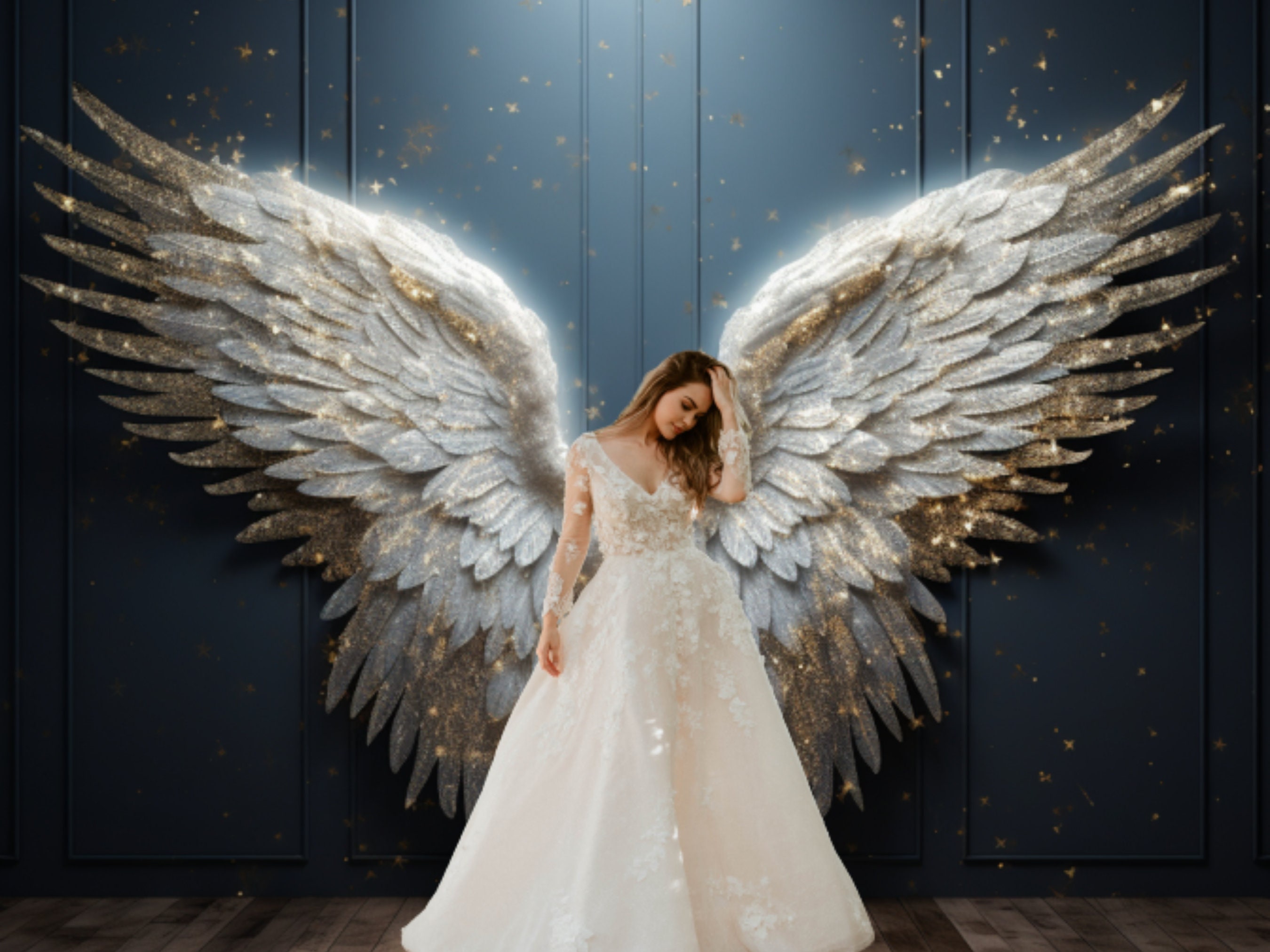 100 X Bundle Angel Wings Digital Backdrops Digital Angel Wings - Etsy