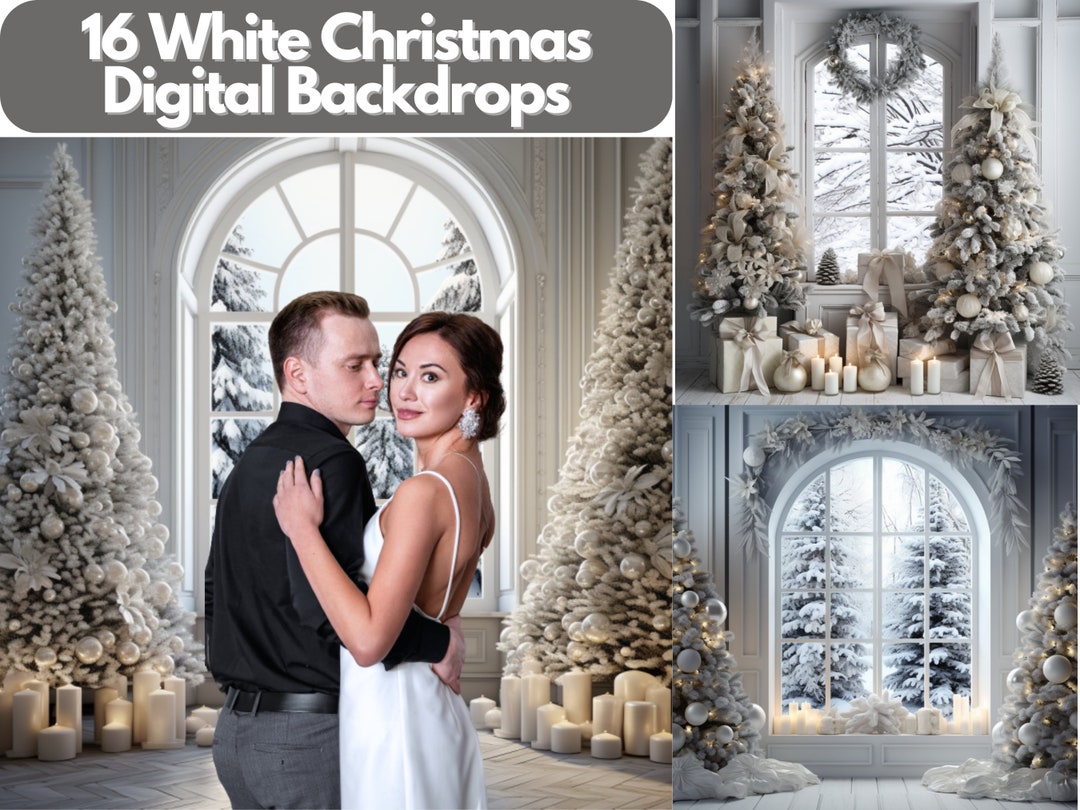 Christmas Digital Backdrops Digital Christmas Christmas Tree Photoshop ...