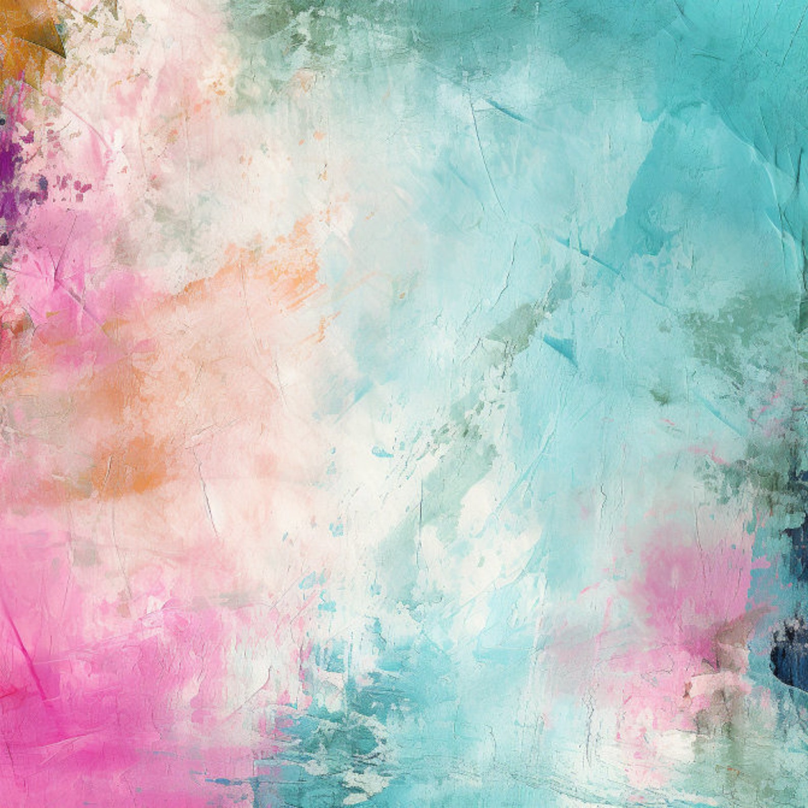 Floral Old Canvas Digital Backdrops Floral Photoshop Overlays Canvas ...