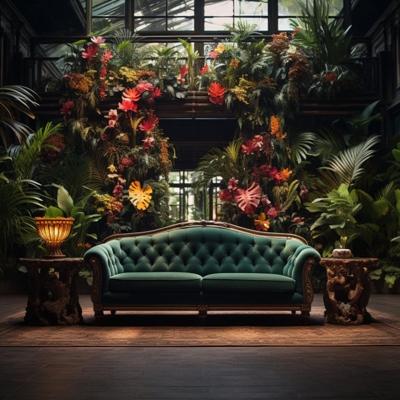 Old Greenhouse Digital Backdrops Greenhouse Backdrop Plants Overlay ...