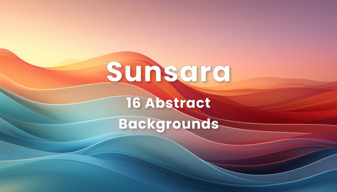 Sunsara- Abstract Smooth Gradient Backgrounds - Etsy