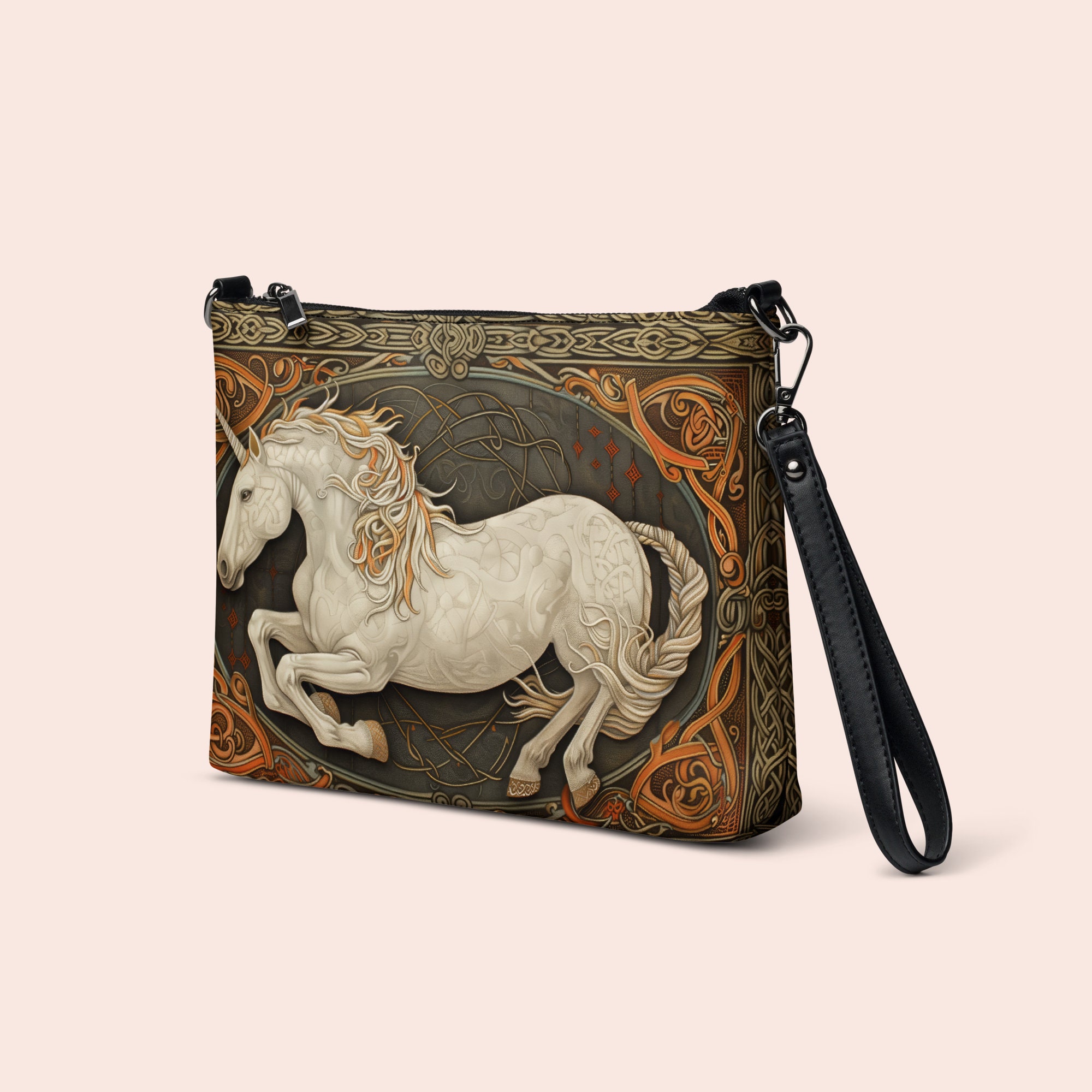 Celtic Unicorn Cottagecore Crossbody Bag - Etsy