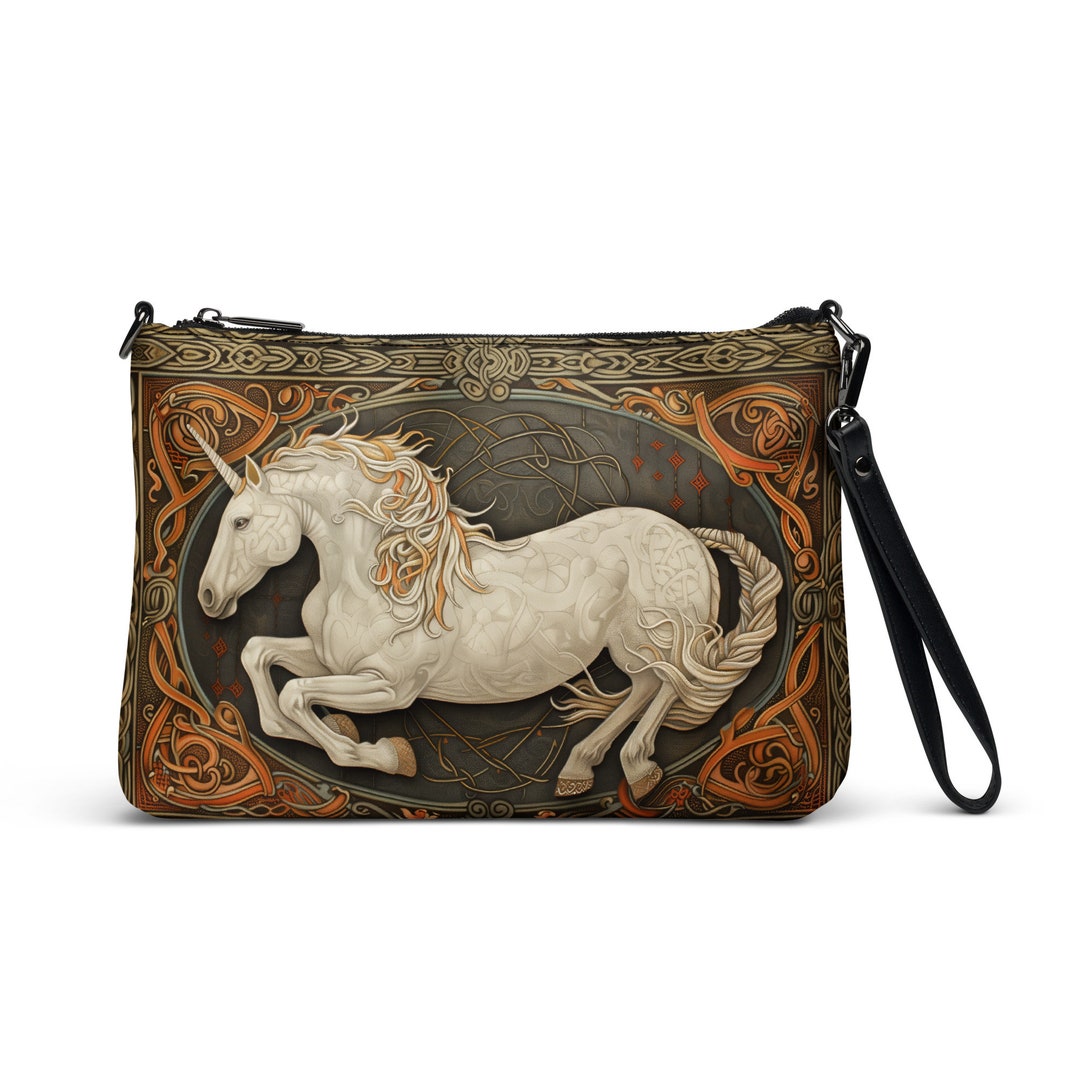 Celtic Unicorn Cottagecore - Crossbody Bag - Etsy