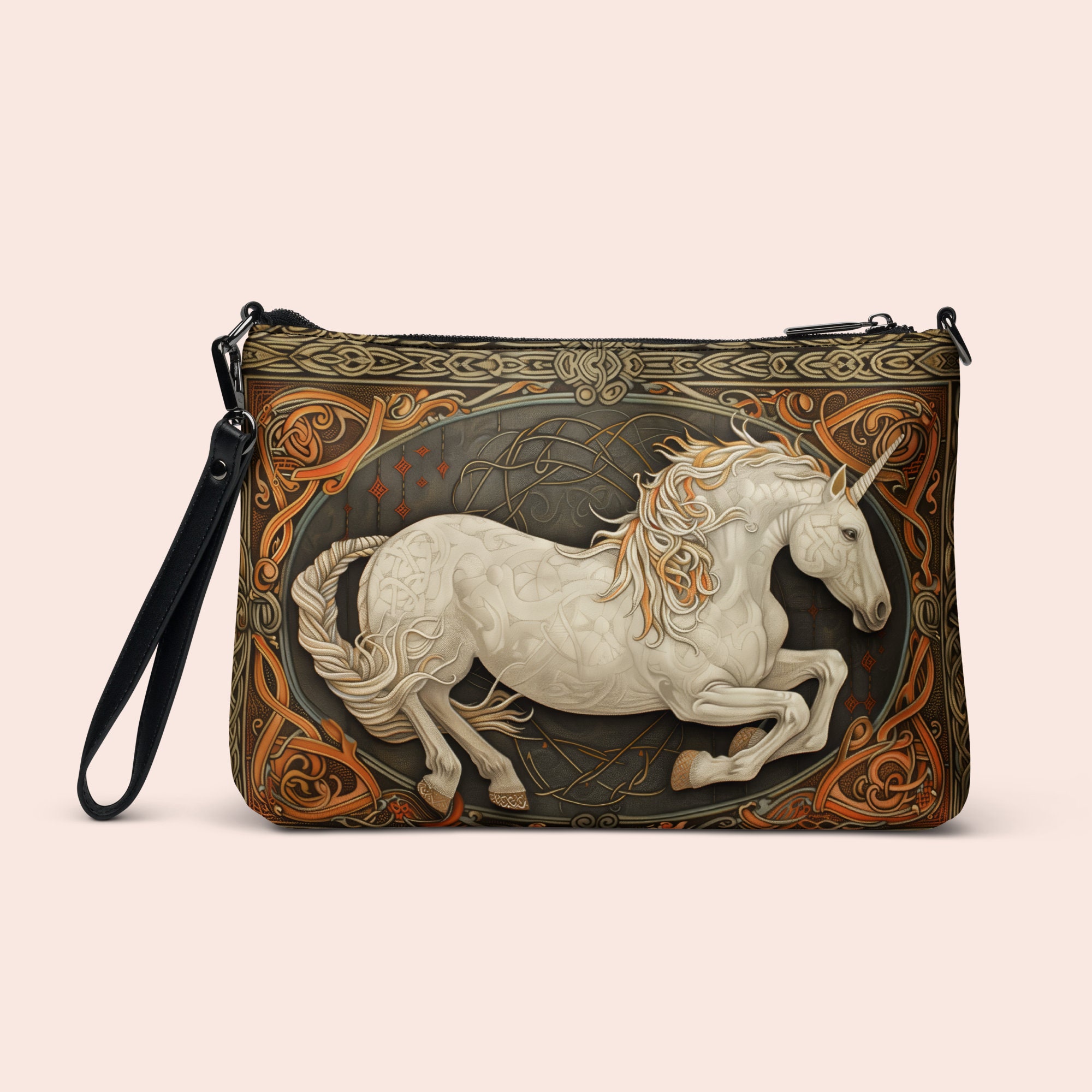 Celtic Unicorn Cottagecore Crossbody Bag - Etsy
