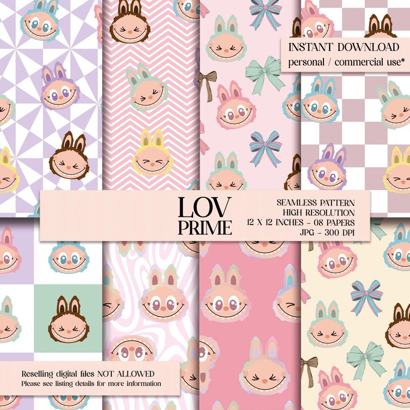 Printable Labubu Box - Etsy